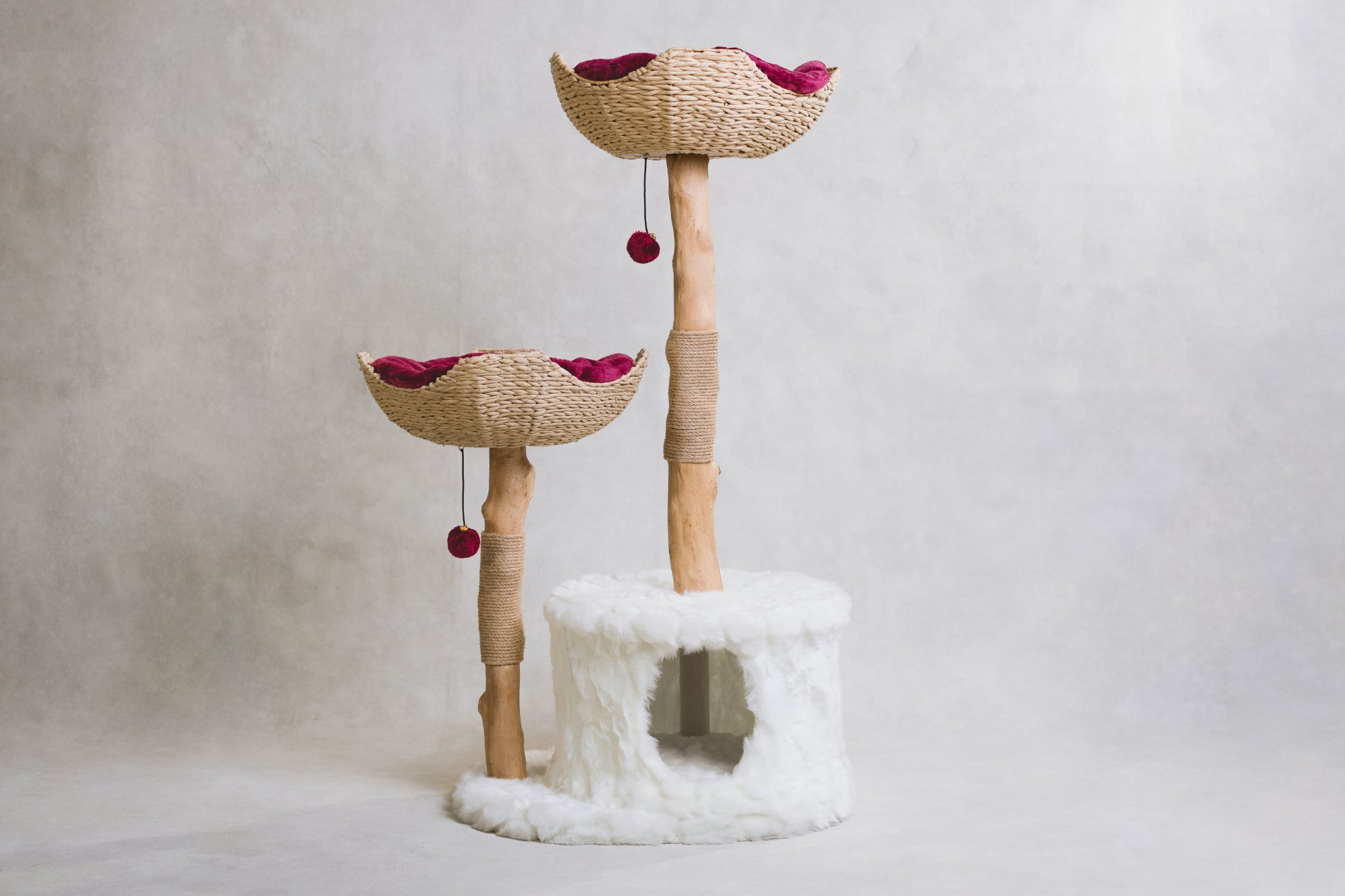 Cat Trees For Large Cats, Wicker Cat Tree, Cat Tree With Basket – Mau