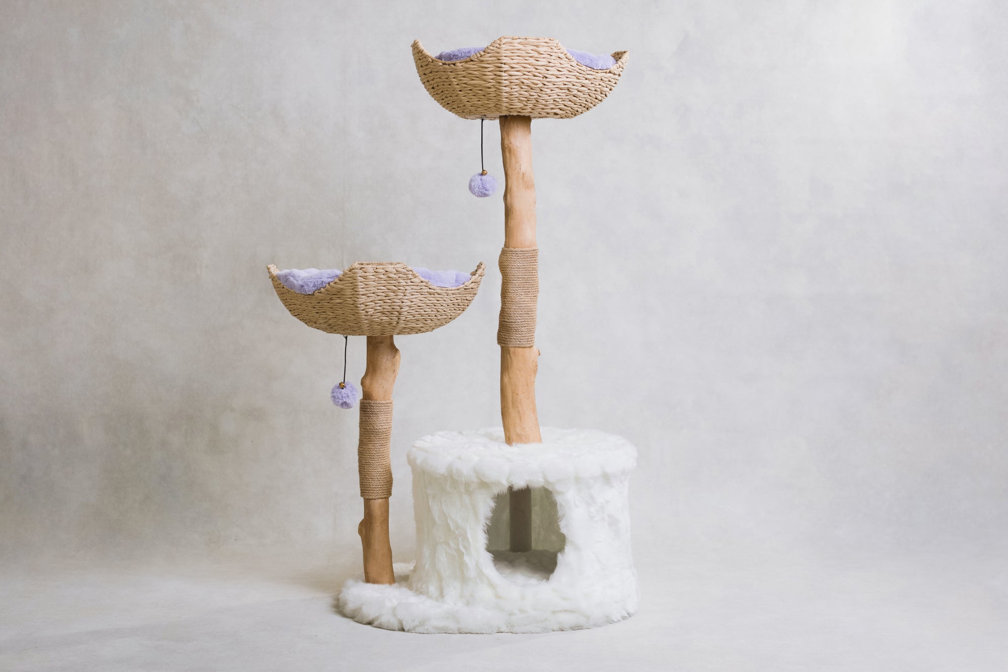 Cat Trees For Large Cats, Wicker Cat Tree, Cat Tree With Basket – Mau