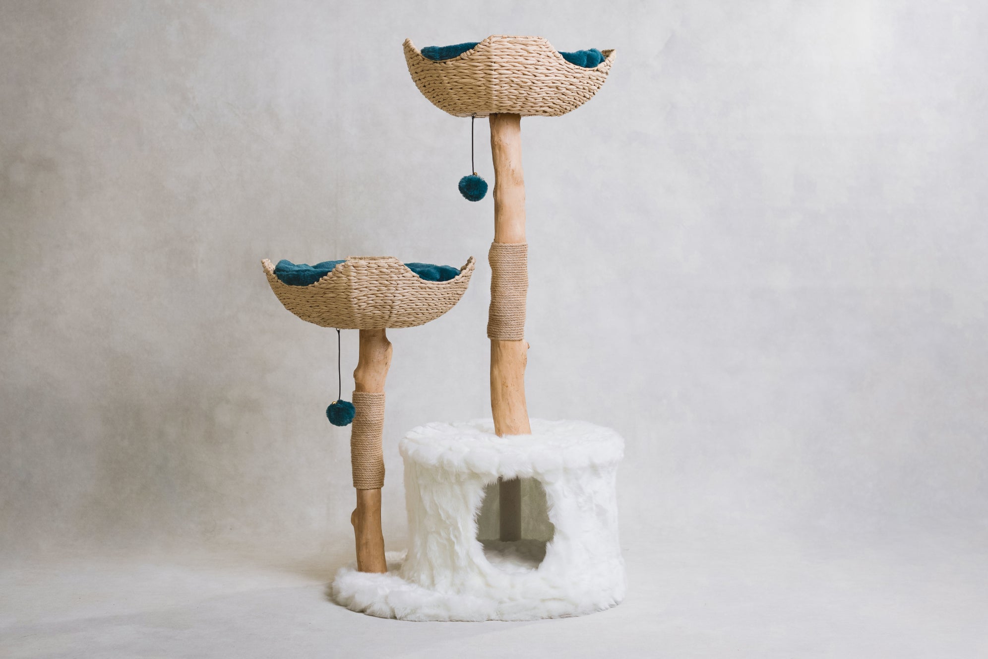 Cat Trees For Large Cats, Wicker Cat Tree, Cat Tree With Basket – Mau