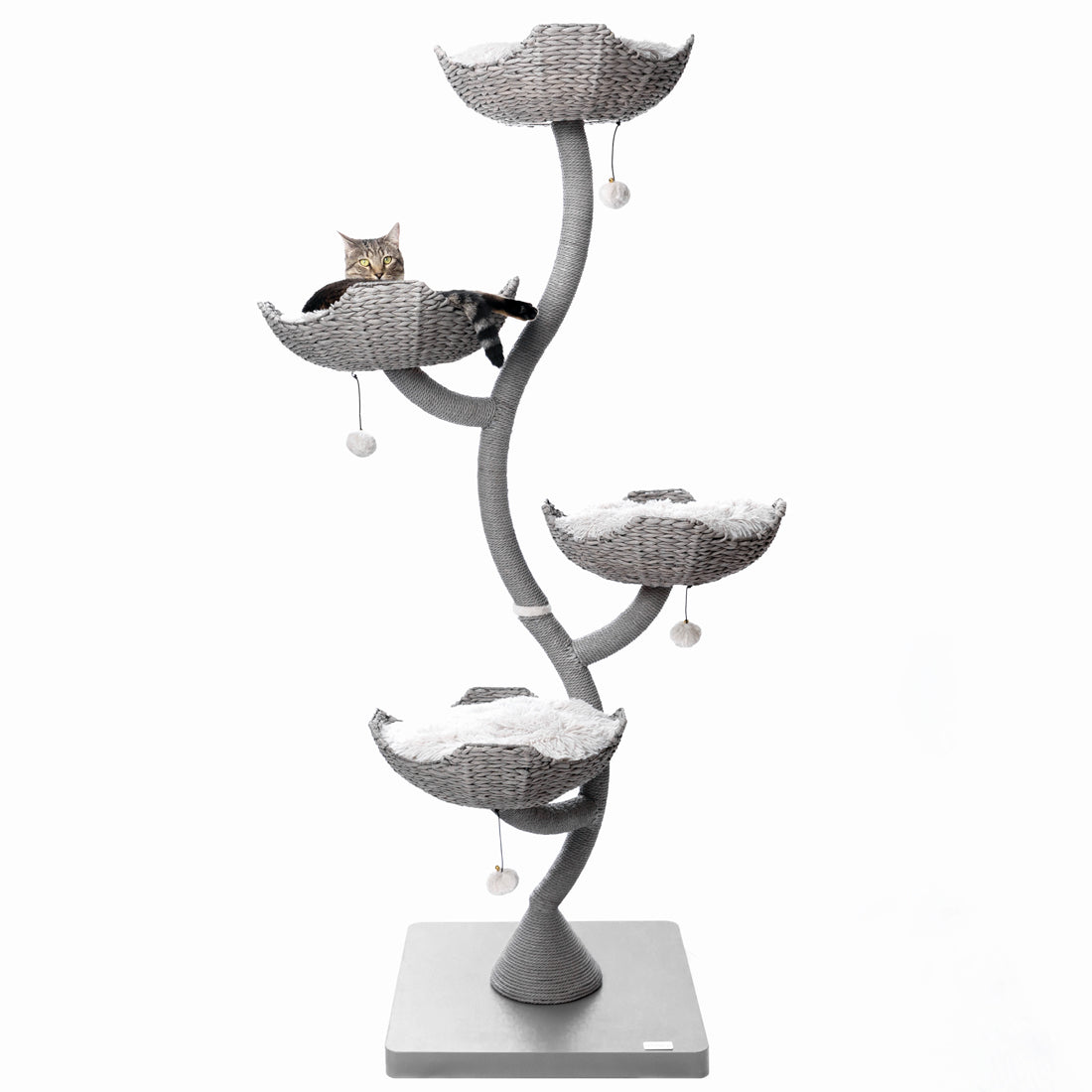 Real Tree Cat Furniture, Luxury Cat Tower, 4 Tier Cat Tower – Mau
