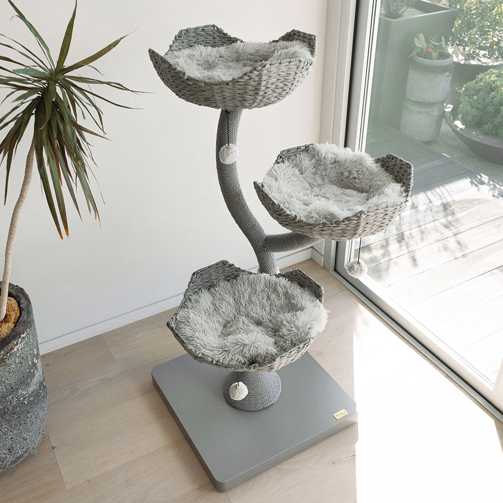 Ivy 3 Cat Tree, Scratching Post, Luxury Cat Tower, 3 Tier Cat Tower – Mau