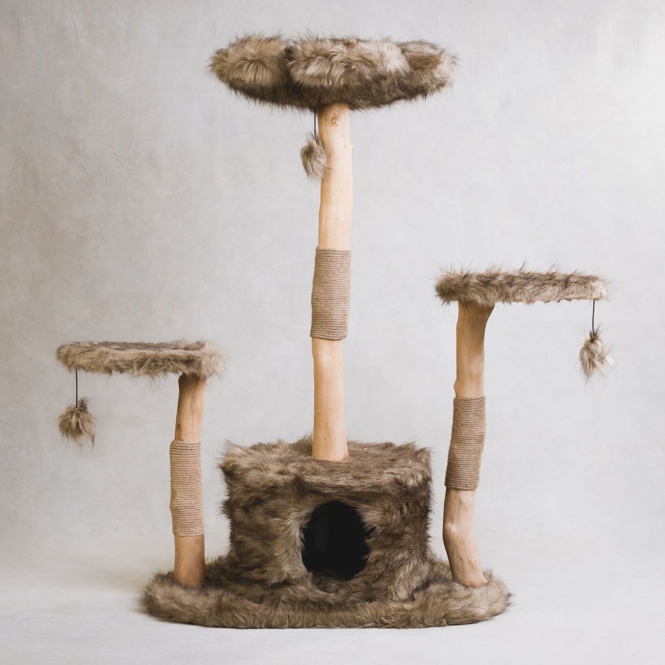 Large Cat Tree, Cat Tree With Scratching Post, 3 Tier Cat Tower – Mau
