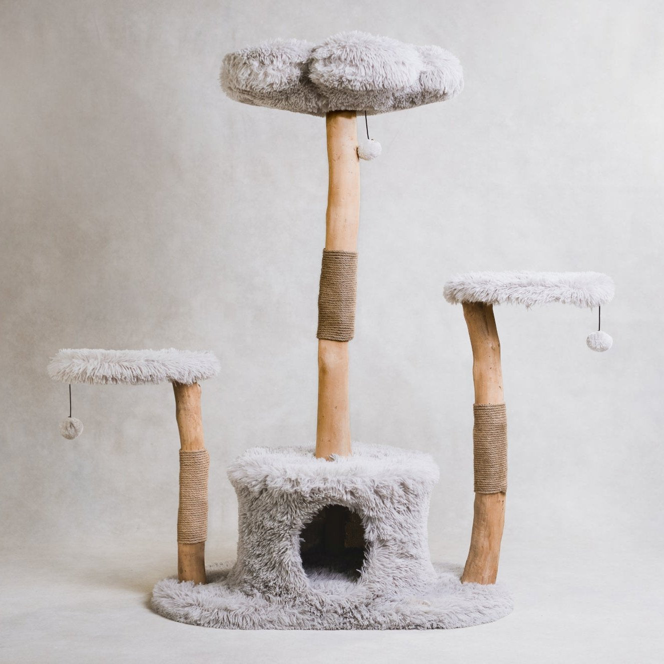 Large Cat Tree, Cat Tree With Scratching Post, 3 Tier Cat Tower – Mau