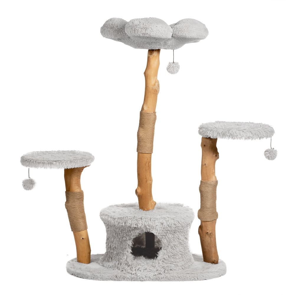 Large Cat Tree, Cat Tree With Scratching Post, 3 Tier Cat Tower – Mau