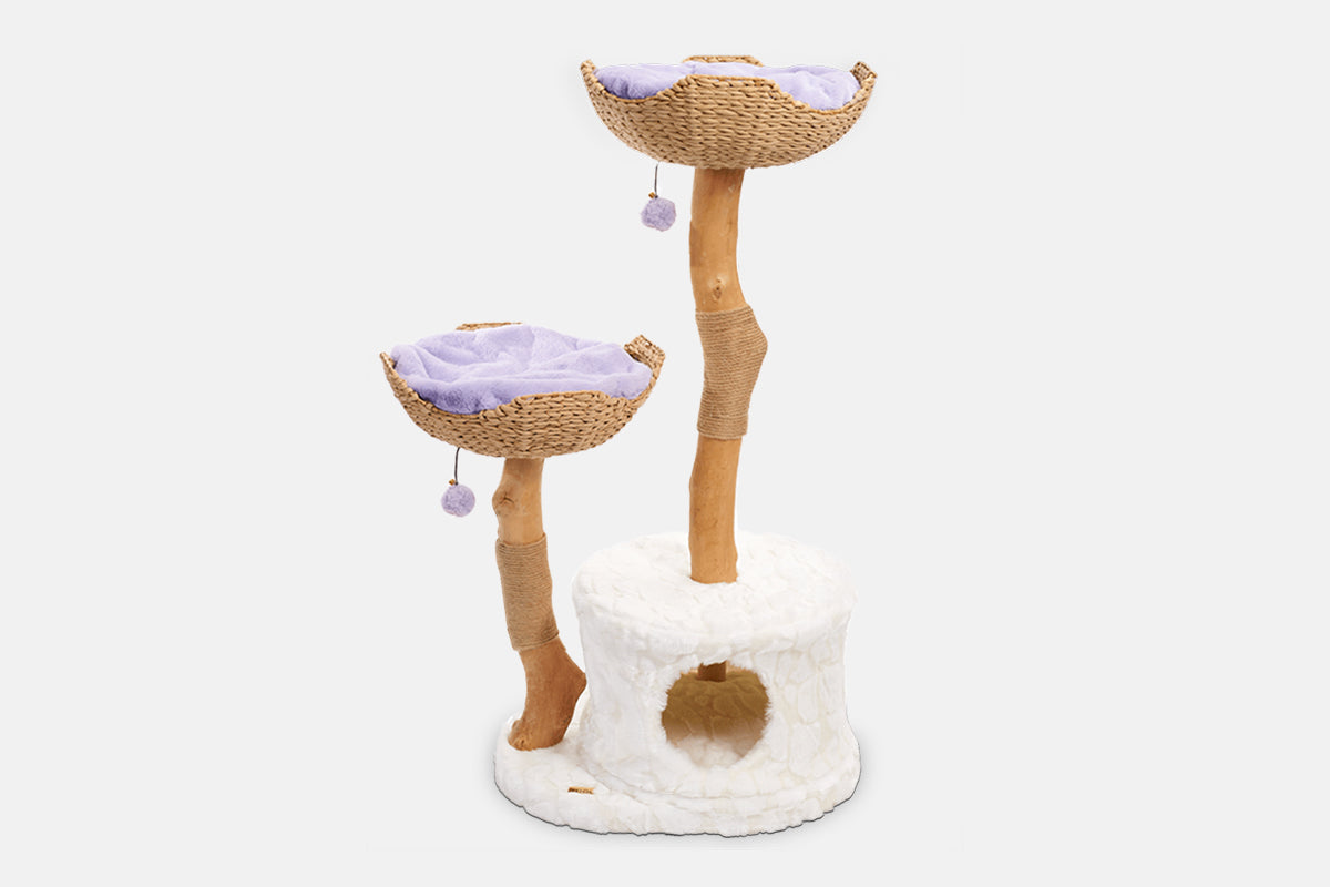 Cat Trees For Large Cats, Wicker Cat Tree, Cat Tree With Basket – Mau