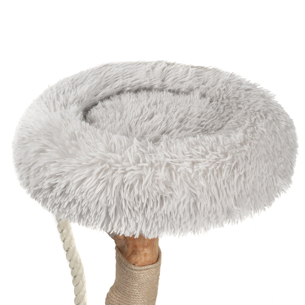 Cat Tree Tower, Modern Wood Cat Tree, Fluffy Cat Tree – Mau