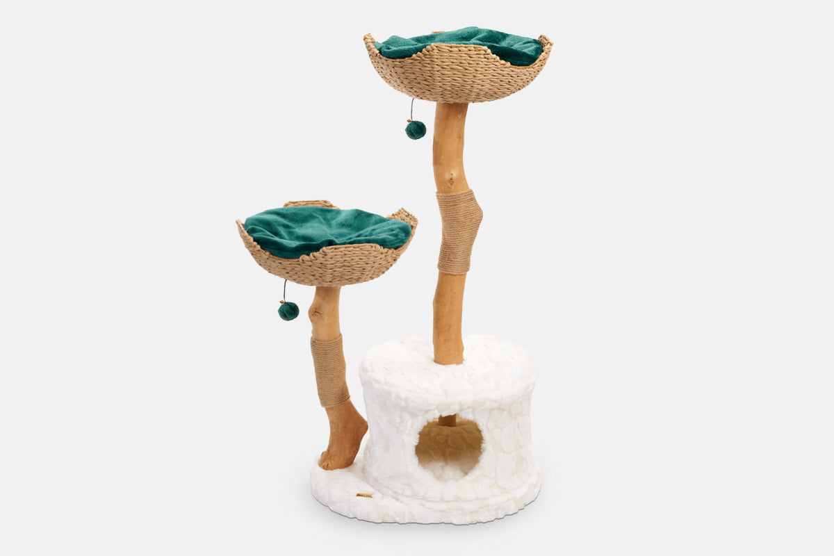 Cat Trees For Large Cats, Wicker Cat Tree, Cat Tree With Basket – Mau