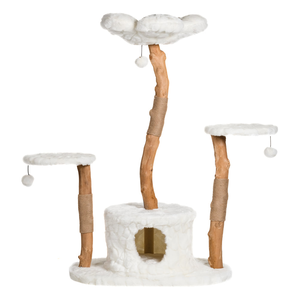 Large Cat Tree, Cat Tree With Scratching Post, 3 Tier Cat Tower – Mau
